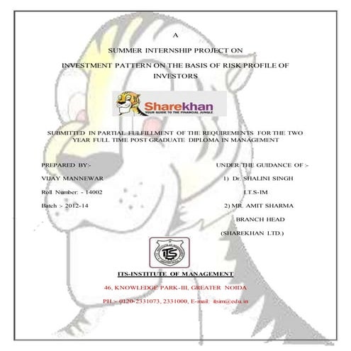 Sample elective – investment management | DOCX