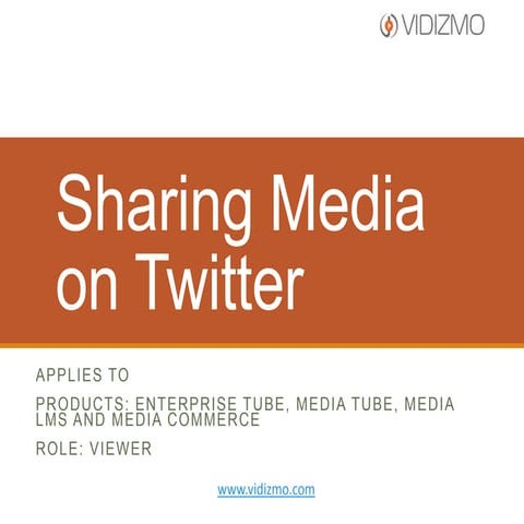 Share Video on Twitter | PPT