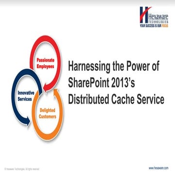 Share point 2013’s distributed cache service 6.0 (1) | PPT