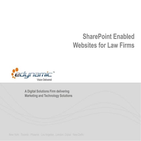 SharePoint for Law Firm Websites | PPTX