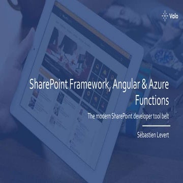 Sharepoint Saturday Utah 2018 Sharepoint Framework Angular And Azure Functions Ppt 