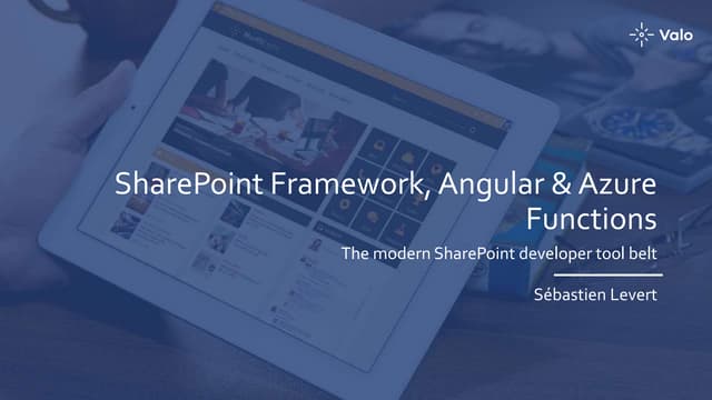 Sharepoint Saturday Utah 2018 Sharepoint Framework Angular And Azure Functions Ppt