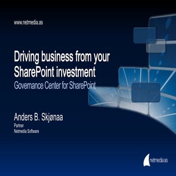 Implementing the Four Pillars of the SharePoint Governance Maturity ...