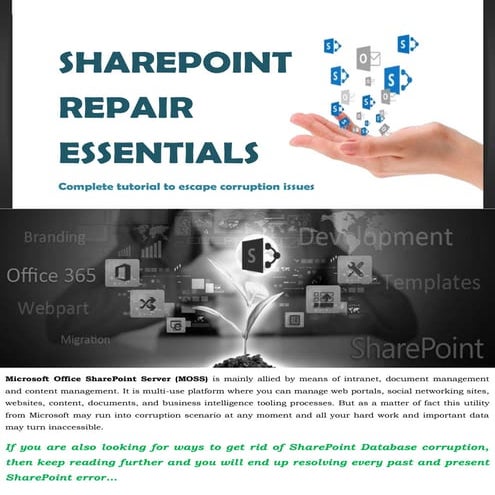 Sharepoint repair essentials | PDF
