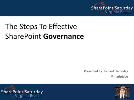SharePoint Governance Maturity Benchmark infographic | PDF