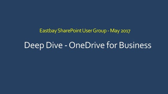 OneDrive Presentation | PPTX