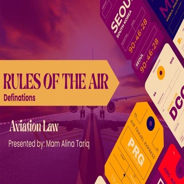 Share Rules of the air ( definations).pdf | Air Travel | Travel Type