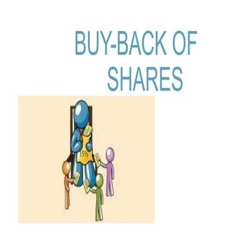 Buy back of shares | PPTX