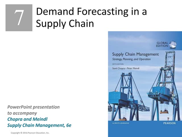 Share Scm 6 Demand Forecasting 2019 Pptx