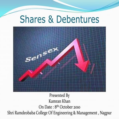 Shares & debentures | PPTX