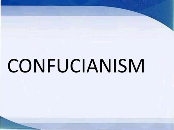 Confucianism | PPT