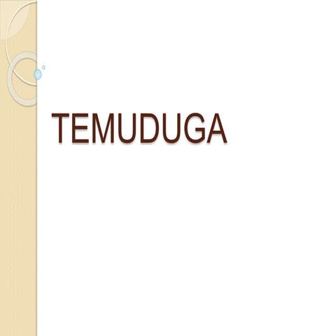 Temuduga | PPTX