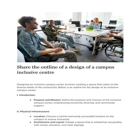 Share the outline of a design of a campus inclusive centre.pdf