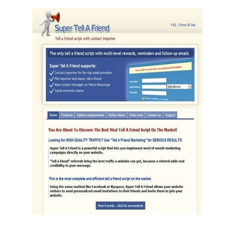 Tell A Friend Script | PPTX