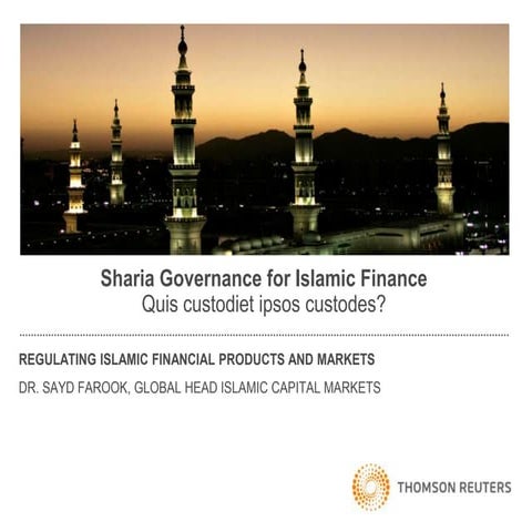 Sharia Governance and Islamic Banking and Finance | PPTX