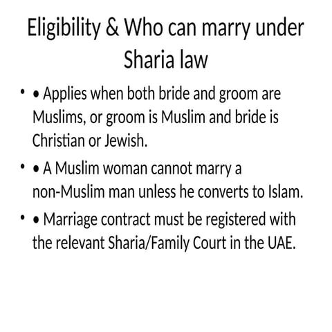 Sharia Marriage Rules in the UAE: Everything Couples Should Know for ...