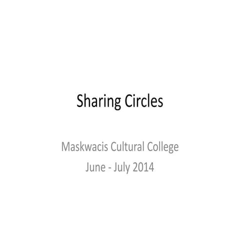 Sharing circlesjunejuly2014 | PPTX