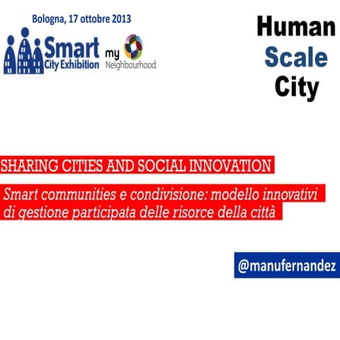 Sharing cities and social innovation | PPT