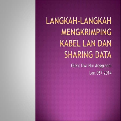 Tutorial Sharing data | PPTX