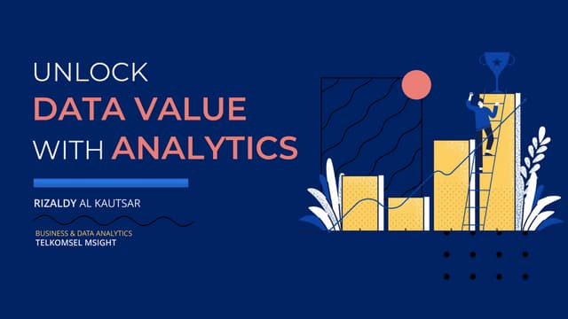 Unlock Data Value With Analytics Ppt