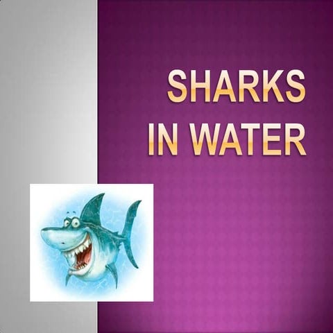 Sharks in water | PPTX