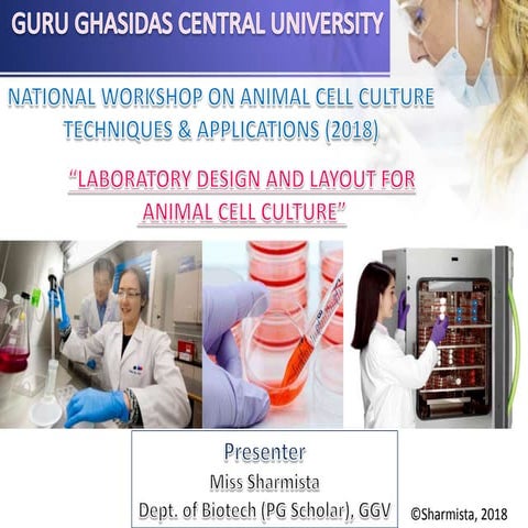 LABORATORY SETUP OF A CELL CULTURE LAB | PPTX