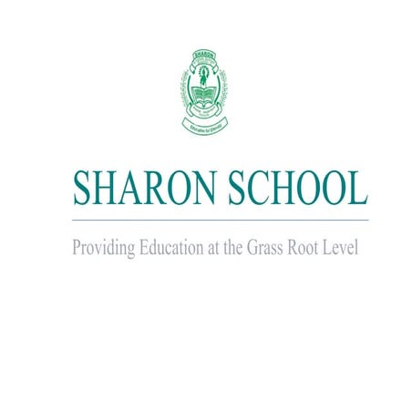 Sharon school-providing quality education to the poor children | PDF