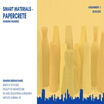 SMART MATERIALS - PAPERCRETE | PDF