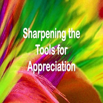 Sharpening the Tools for Appreciation.pptx