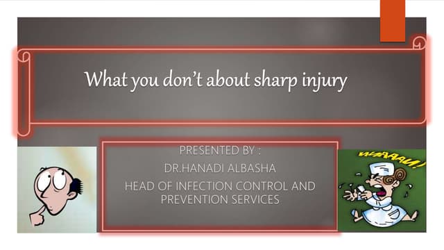 Needle Stick Injury Presentation | PPTX