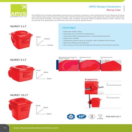 Sharps containers nursy line | PDF