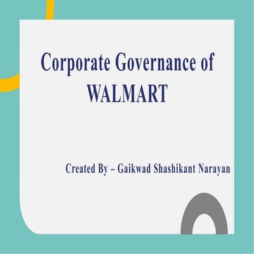 All About Walmart Corporate Goverence .pptx