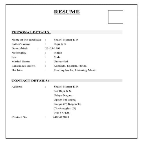 Shashi kumar k r | PDF