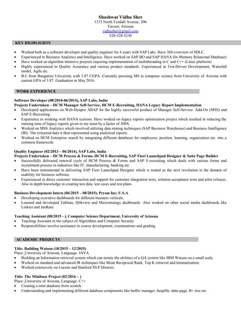 Adam Clayman – Resume | PDF