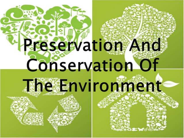 Environment Conservation | PPTX