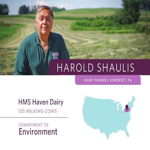 Harold Shaulis describes his commitment to the environment as a U.S ...