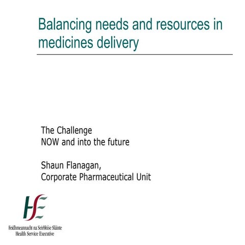 Balancing needs and resources in medicines delivery | PPT | Lung and ...