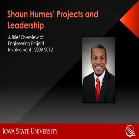 Shaun Humes’ Projects And Leadership | PDF