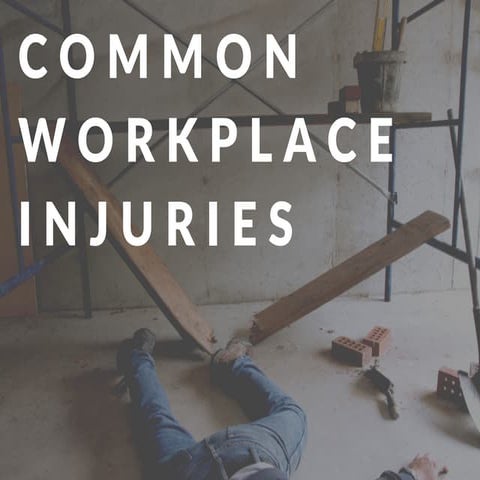 Common Workplace Injuries | PDF