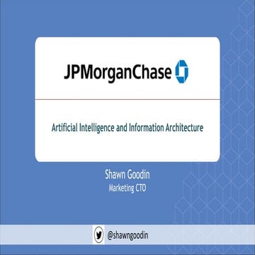 Artificial Intelligence and Information Architecture | PPT