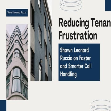 Reducing Tenant Frustration with Shawn Leonard Ruccia and Smarter Call ...