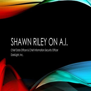 Shawn Riley on Artificial Intelligence | PDF