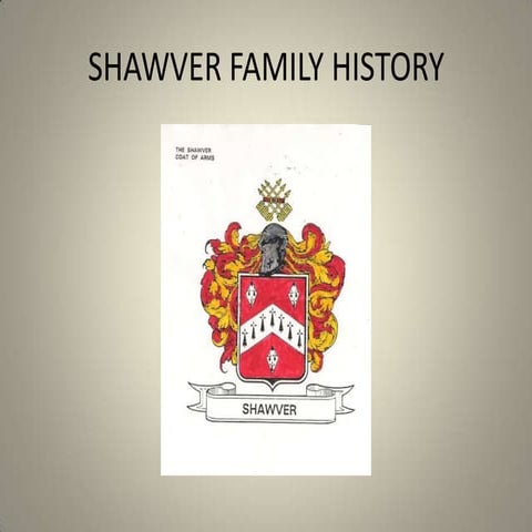 Shawver family history | PPTX