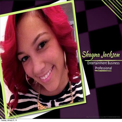 Shayna Jackson Visual Resume | PPT