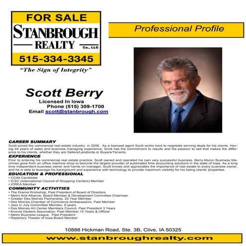 Scott Berry\'s Professional Profile | PDF
