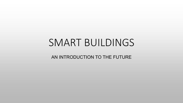 Intelligent Building Management Systems | PDF