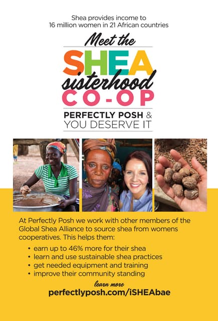 Shea Sisterhood Perfectly Posh Co-op | PDF