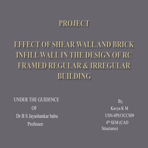 Shear wall ppt presentation useful for BE | PPTX