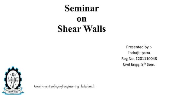 Shear walls and re entrant corners | PDF | Civil Engineering Industry ...