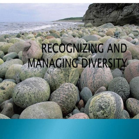 recognizing and managing diversity | PPTX
